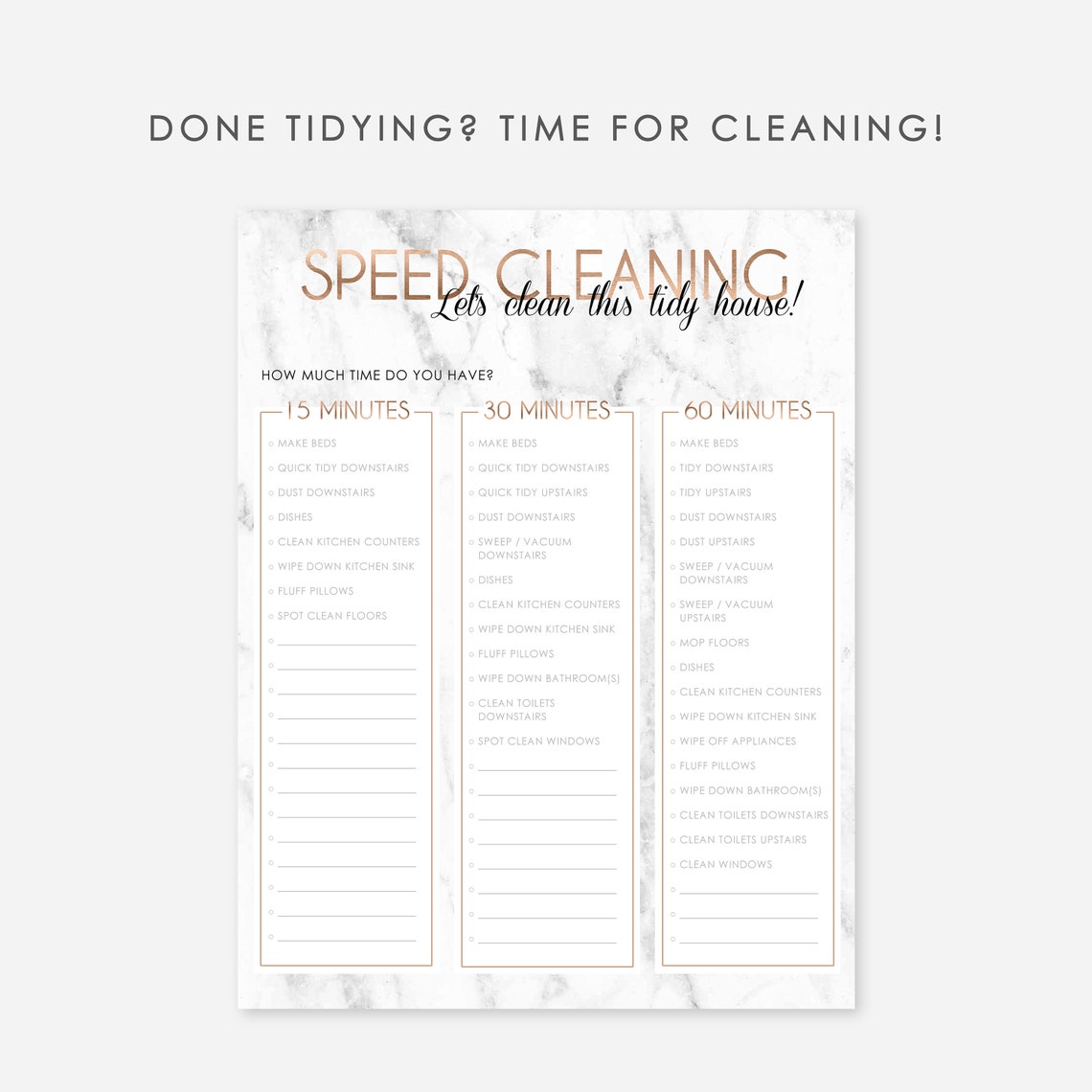 Konmari Decluttering Printable | Konmari Printable | Marie Kondo ...