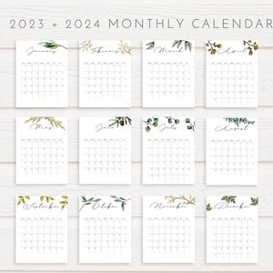 2024 Calendar Bundle Editable Printable - Etsy