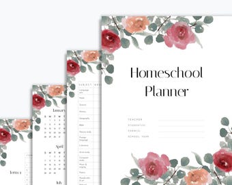 Charlotte Mason Editable Homeschool Planner- 2024-2025 - Etsy