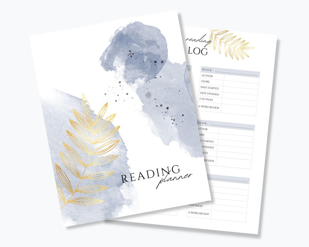 Reading Journal Printable - Etsy