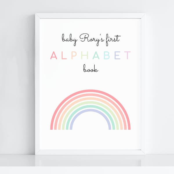 Custom Baby Book Cover - Etsy