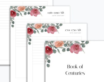 Book of Centuries Charlotte Mason Inspired - Etsy