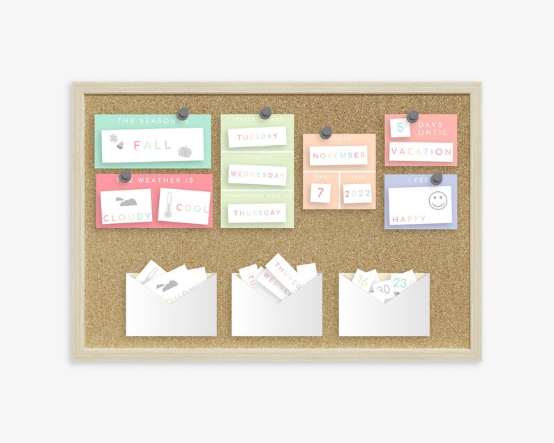 Morning Board Classroom Calendar Circle Time Board - Etsy