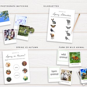 Kindergarten Worksheets Montessori Printable | Spring Bundle - Etsy