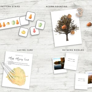 Autumn | Montessori Printable Fall Bundle | Preschool + Kindergarten - Etsy