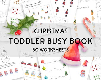 Workbook Christmas Digital File - Etsy