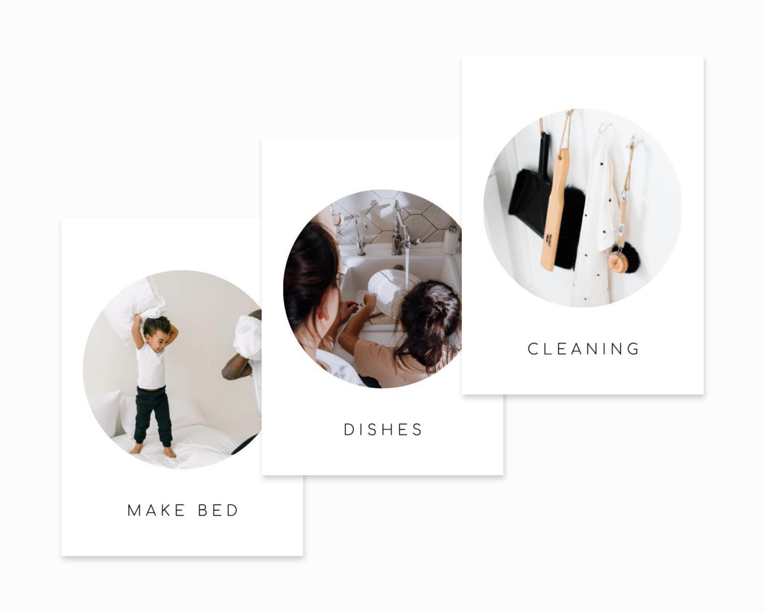 Daily Routine Cards With Photos - Etsy Canada