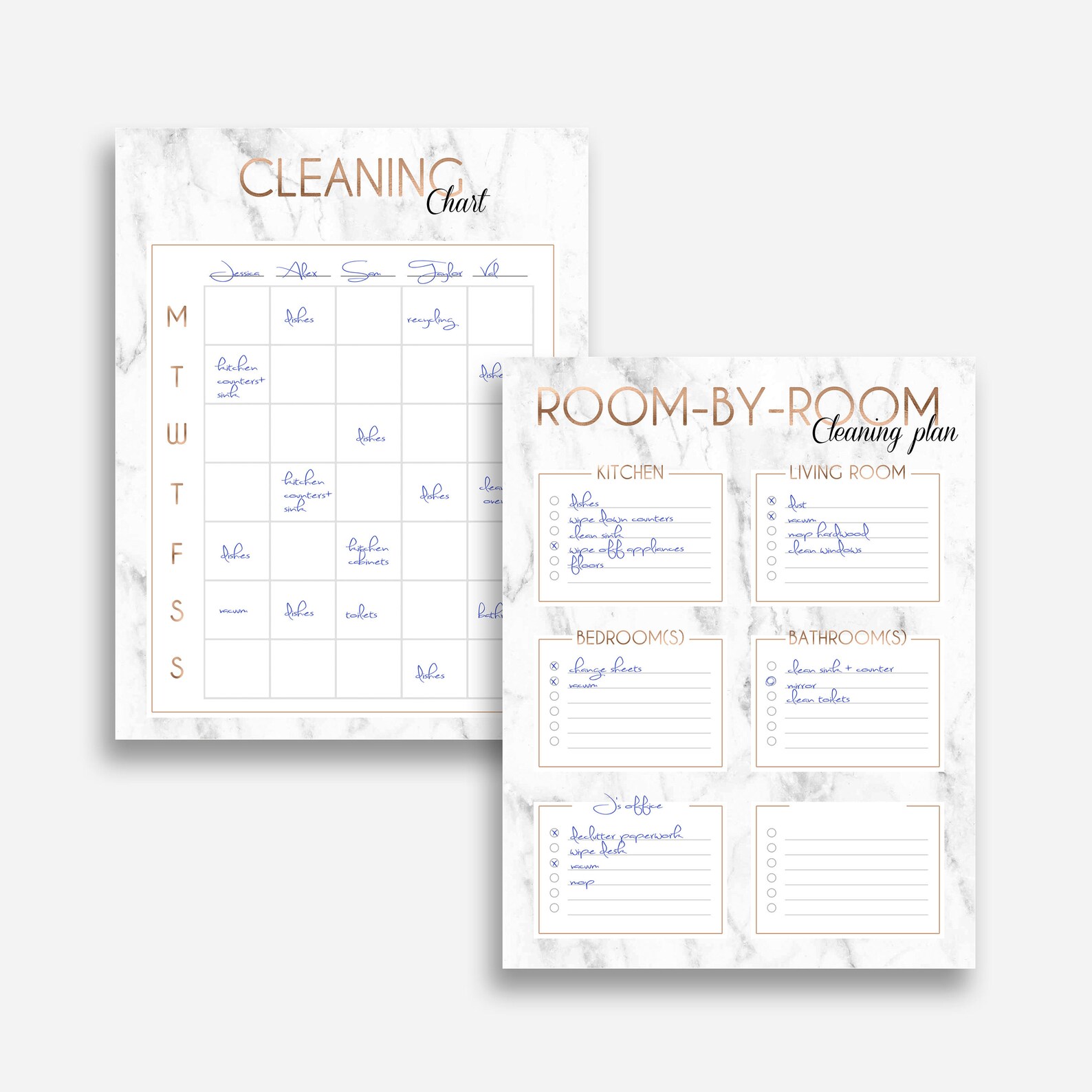 Cleaning Planner Pack | Clean Home Planner | Cleaning Checklists ...