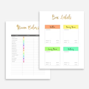 Printable Moving Planner, Moving Planner Printable, Moving Printable ...