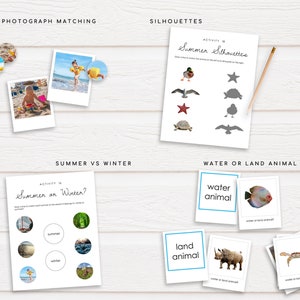 Montessori Printable Kindergarten Worksheets (ages 3-6) | Summer Bundle ...