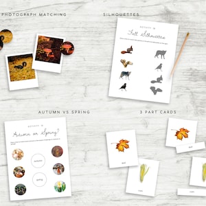 Autumn | Montessori Printable Fall Bundle | Preschool + Kindergarten - Etsy