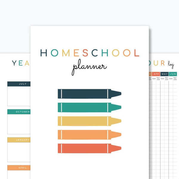 Homeschool Planner - Etsy