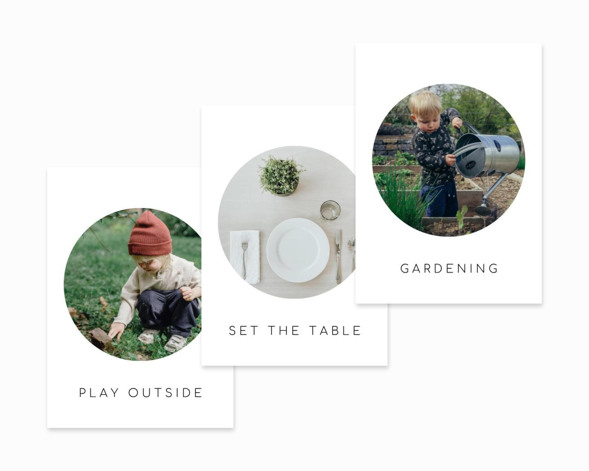 Daily Routine Cards With Photos - Etsy