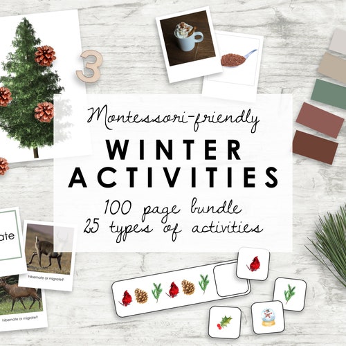 Kindergarten Worksheets Montessori Printable Spring Bundle - Etsy