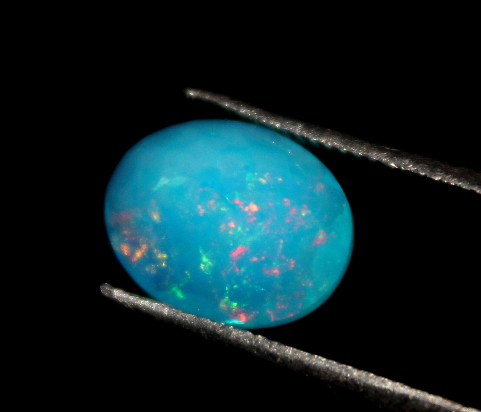 Turquoise Blue Faceted Opal Cabochon Blue Opal Jewelry Blue | Etsy