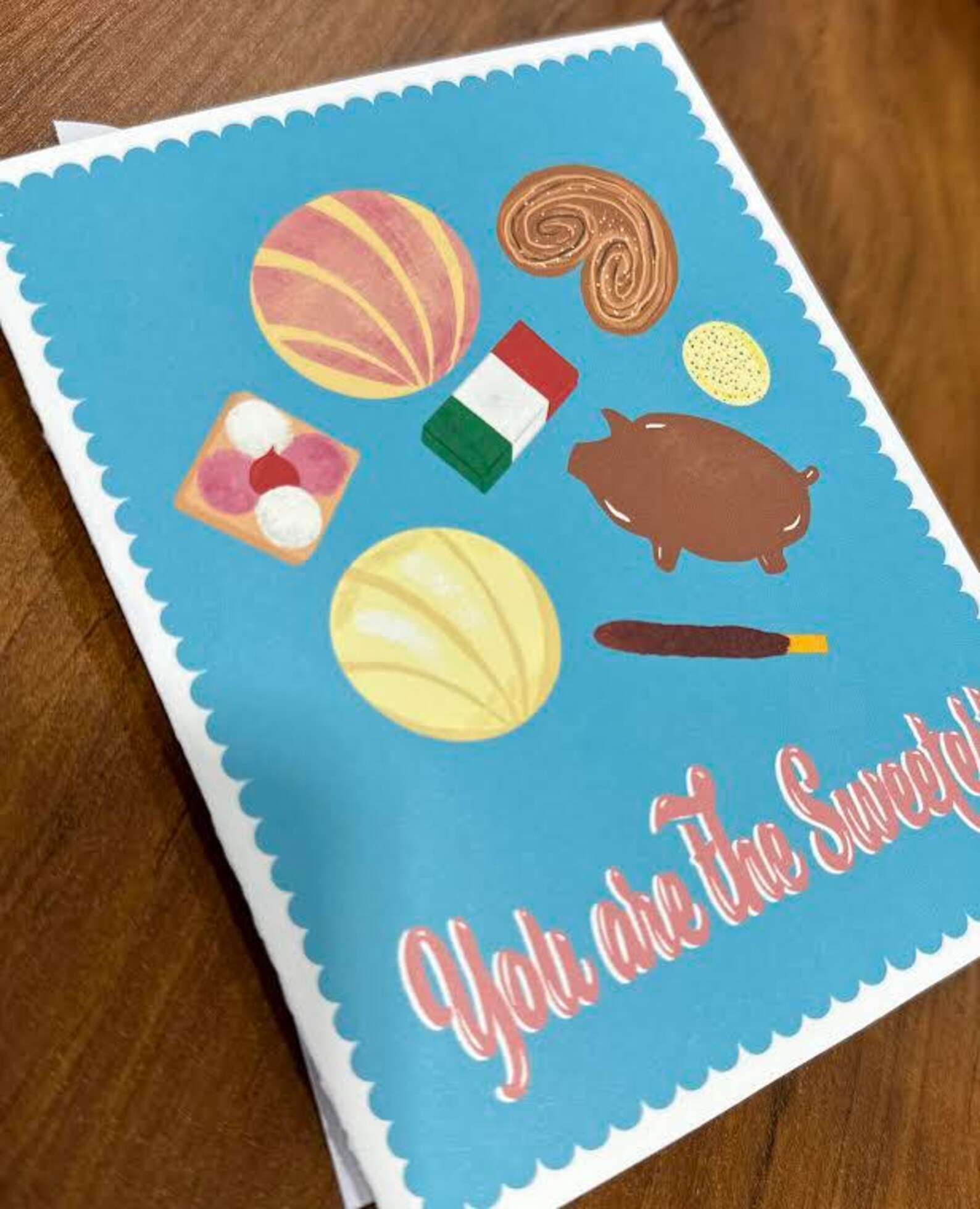 Mexican Pan Sweets Greeting Card Thank You Instant Download Digital ...