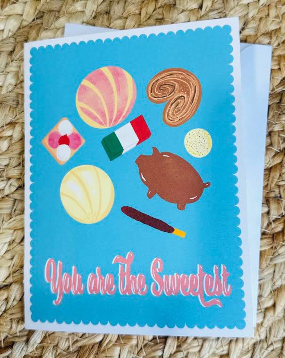 Mexican Pan Sweets Greeting Card Thank You Instant Download Digital ...