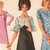 Size 12 Set of 3 Blouses Sewing Pattern Front & Back Tucks, Feminine ...