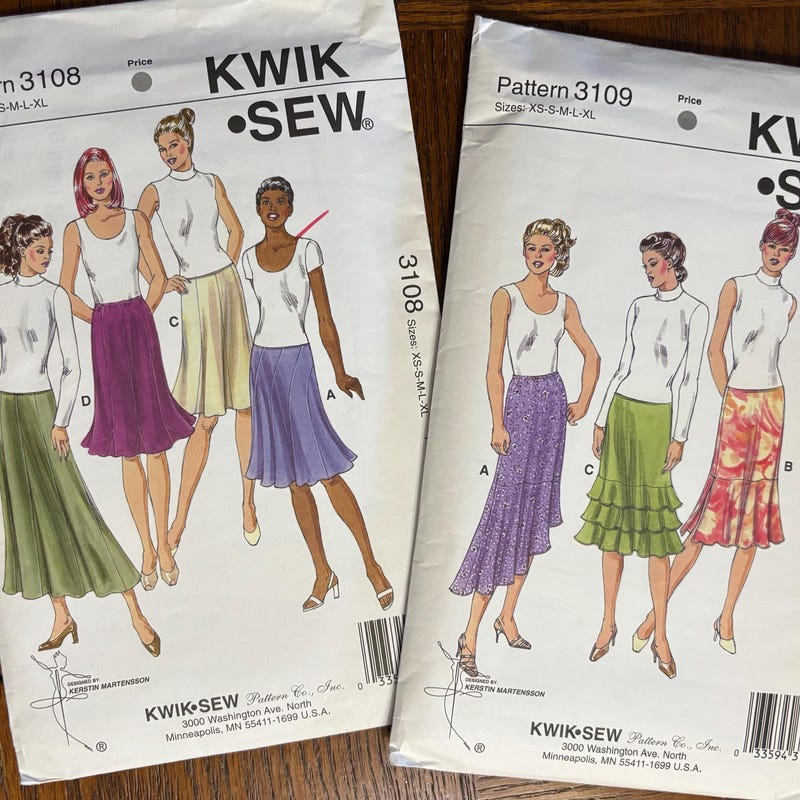 8 Gore Skirt Pattern - Etsy