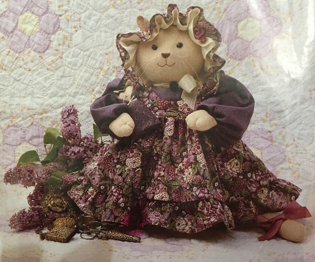 Primrose Kitty Stuffed Animal Sewing Pattern / Craft Pattern 13" Cat ...