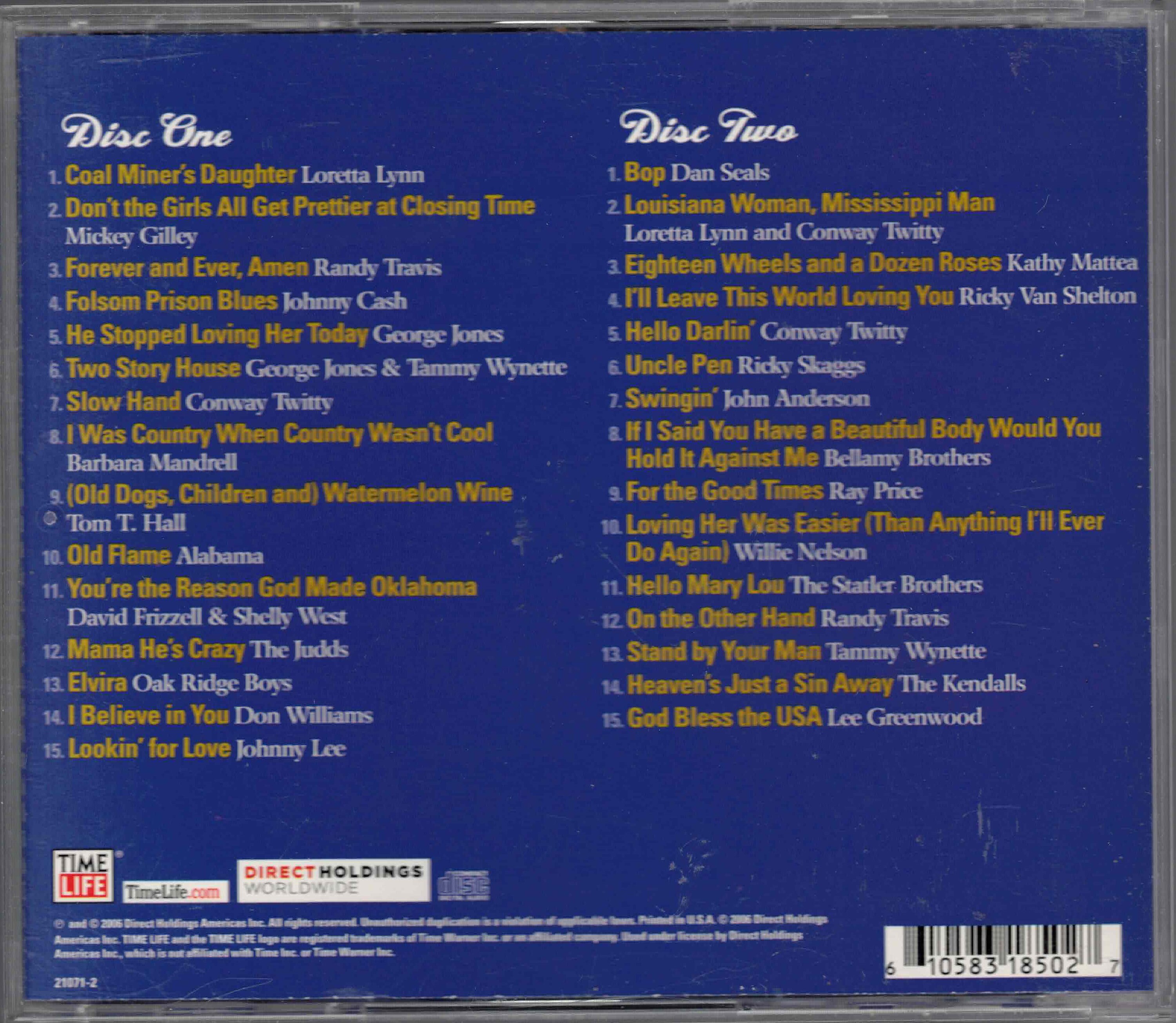 Time Life Presents Superstars of Country LIVE Compilation 2 - Etsy