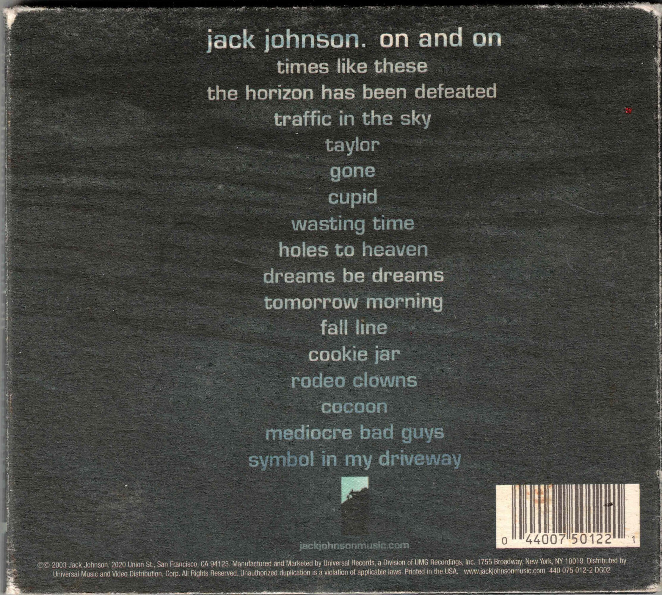 Jack Johnson Symbol Jack Johnson Signed Autographed Kokua Festival CD