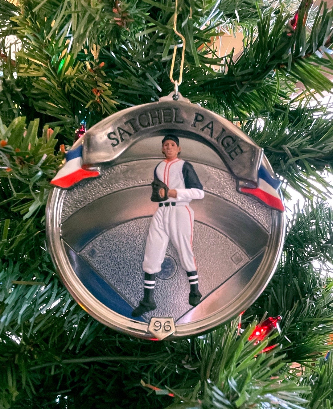 Satchel Paige Major League Baseball Legend Christmas Tree Ornament ...
