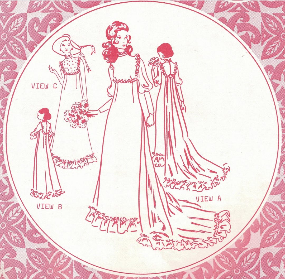 Bust 30.5 Hawaiian Holoku UNCUT Sewing Pattern Long Hawaiian Wedding ...