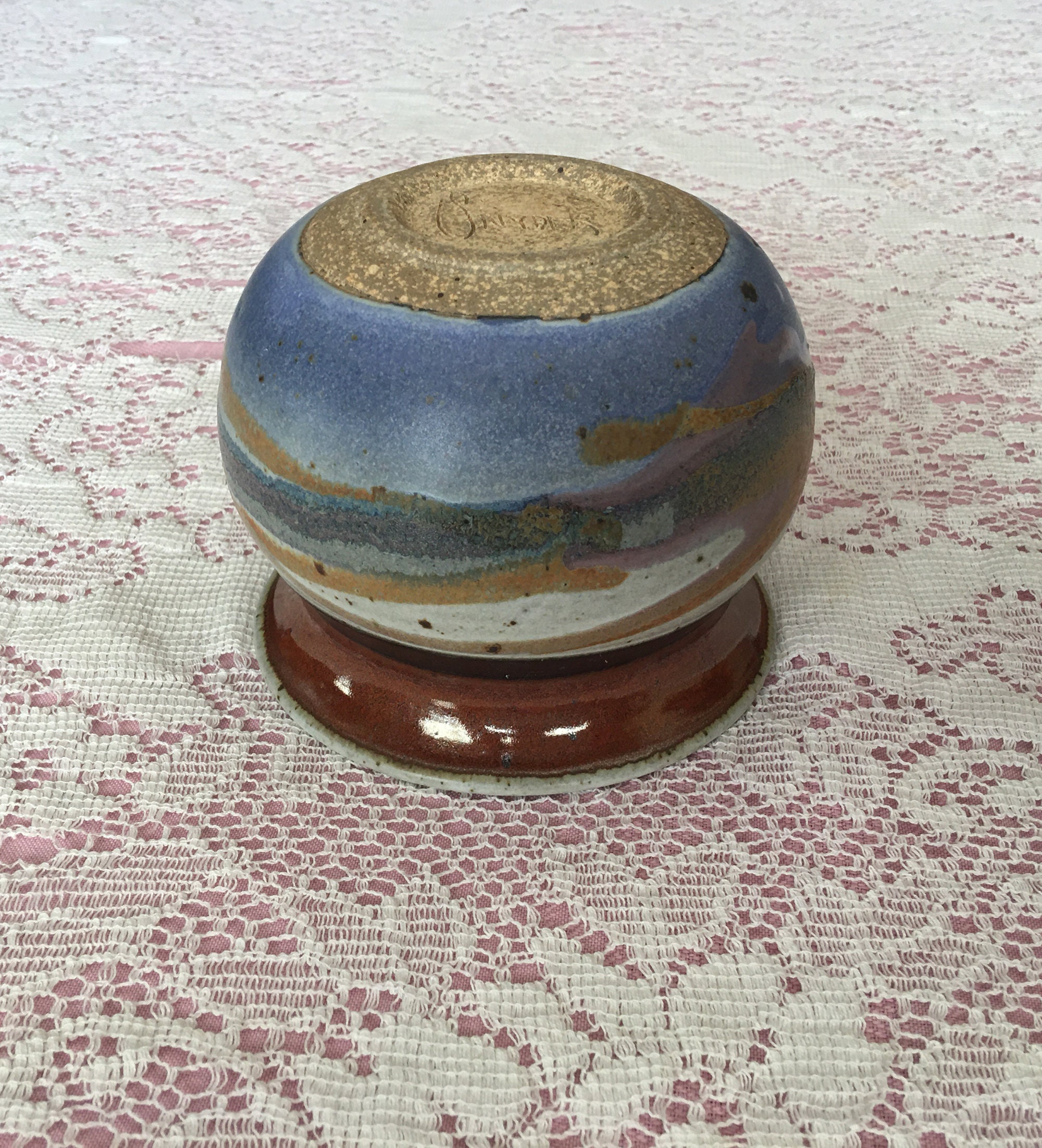 Earth & Sea Art Vase Snyder Art Pottery made by Master | Etsy