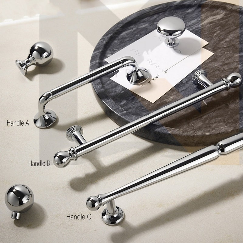 Vanity Handles Chrome - Etsy