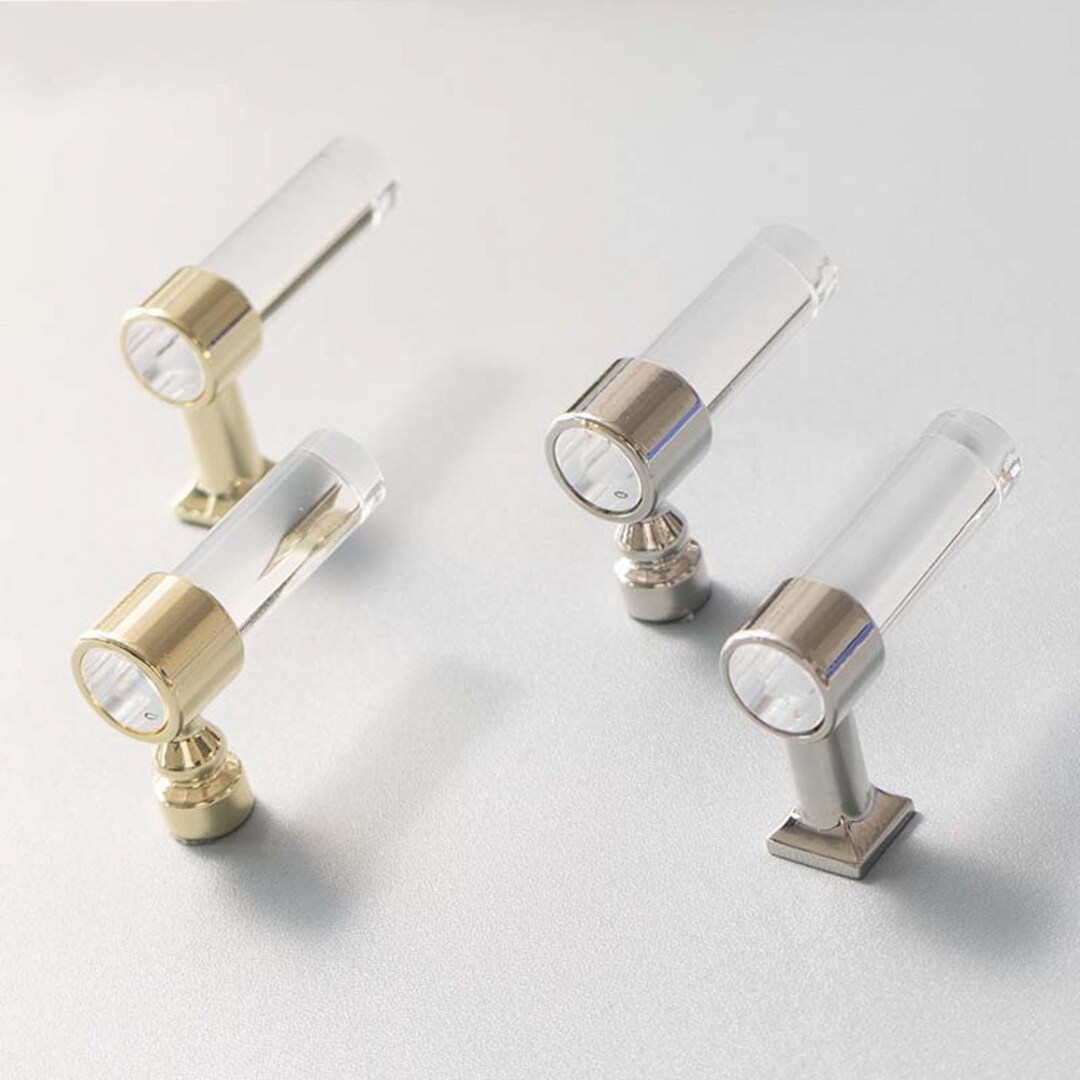 Transparent Acrylic Hook Also Be Used as Drawer Handle Cabinet Handles ...