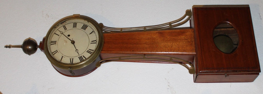 Antique Banjo Clock - Etsy