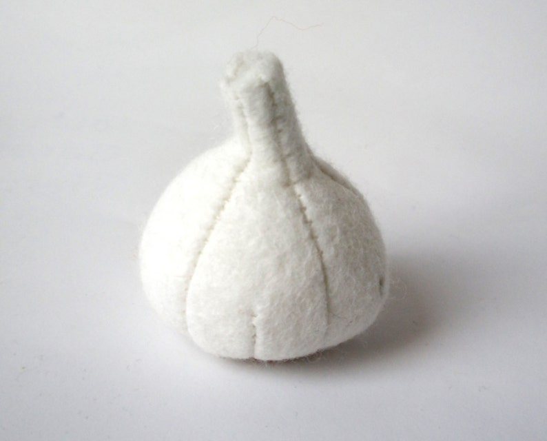 Felt Garlic for Play Kitchen Play Food Felt Food - Etsy