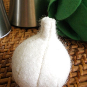 Felt Garlic for Play Kitchen Play Food Felt Food - Etsy