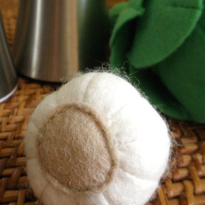 Felt Garlic for Play Kitchen Play Food Felt Food - Etsy