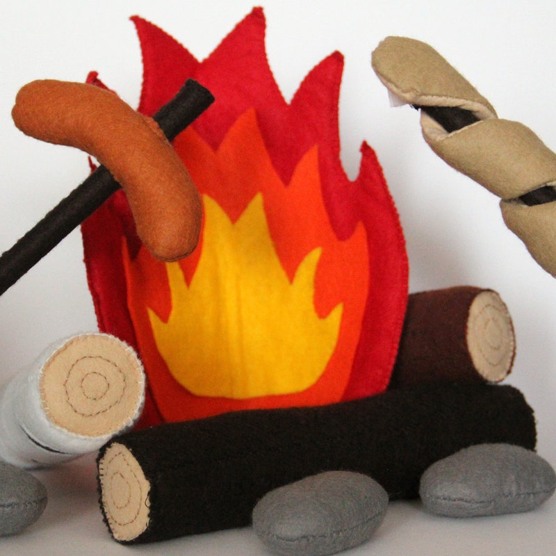 Felt Campfire - Etsy