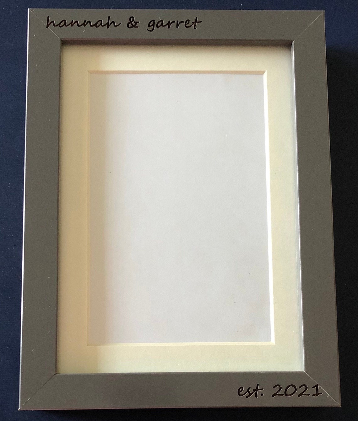Engraved Wooden Frame - Etsy