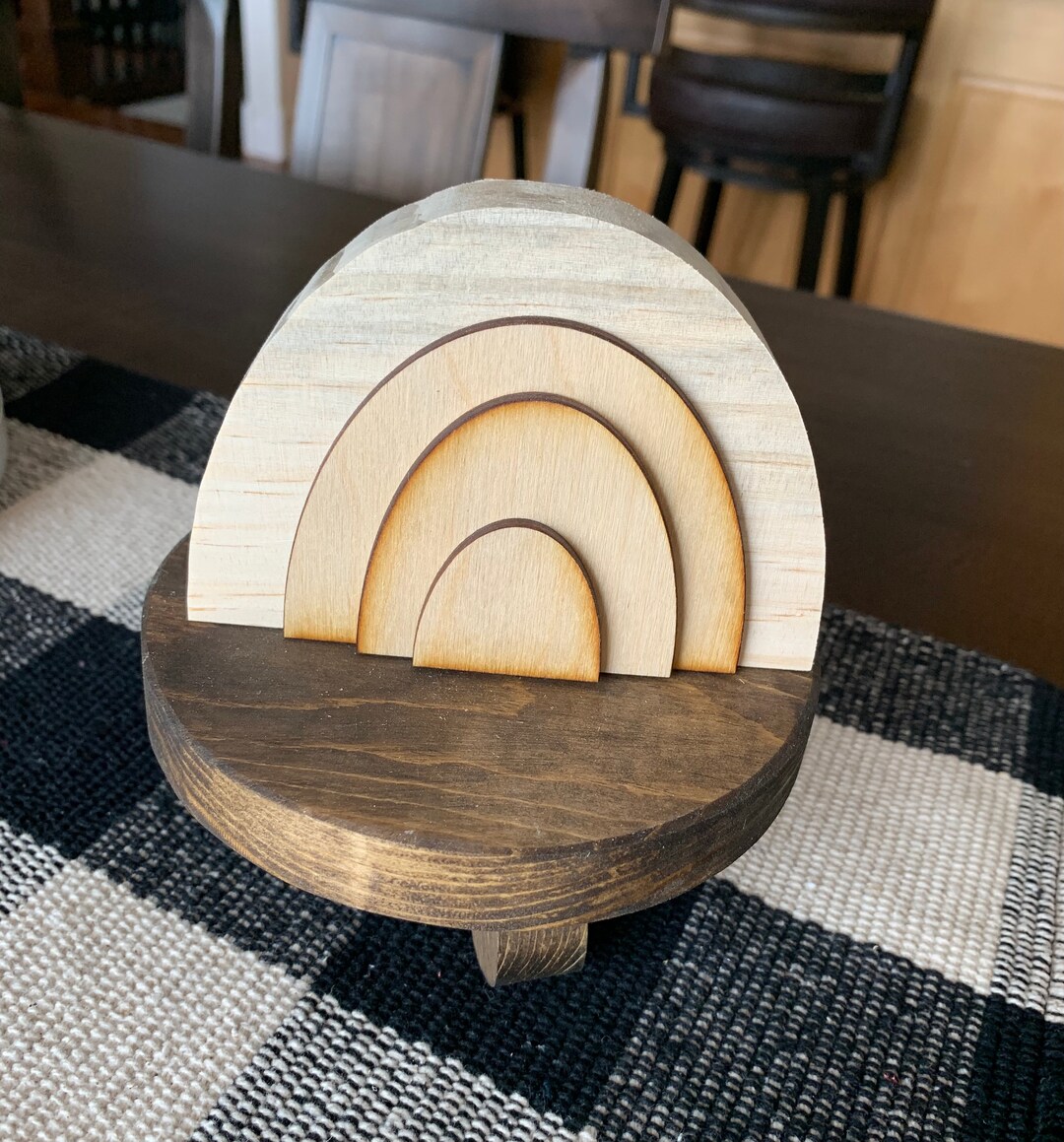 DIY Wooden Rainbow - Etsy