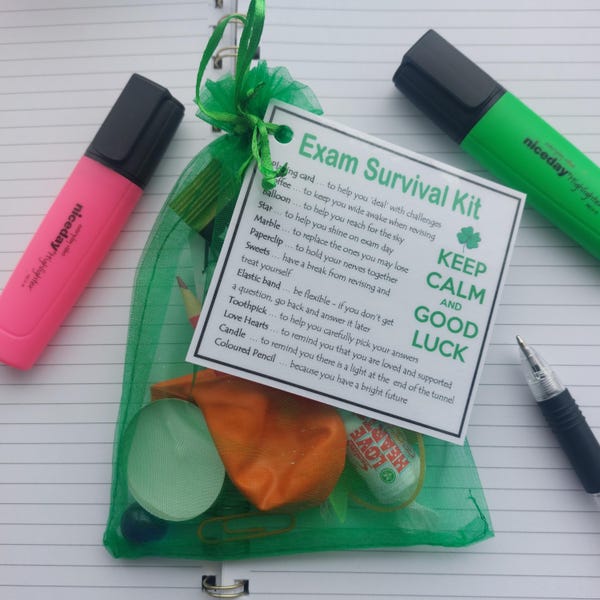 Exam Survival Kit - Etsy UK