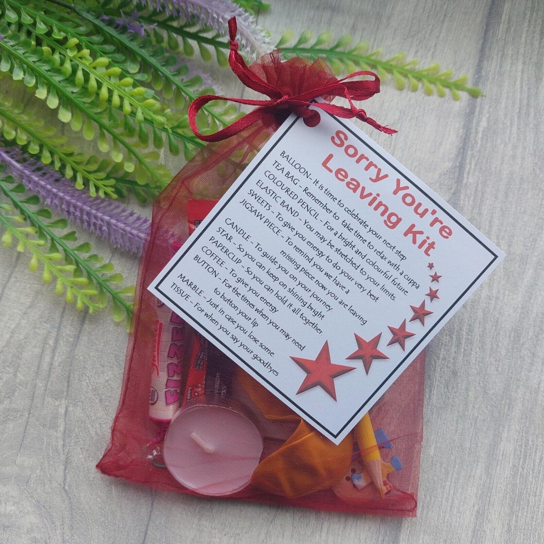 Sorry You're Leaving Survival Kit Novelty Gift - Fun New Job Gift, Work ...