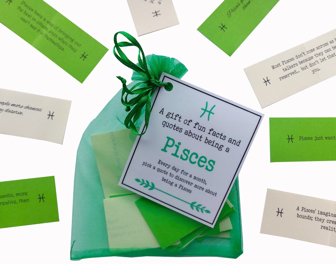 PISCES Gift of Fun Facts and Quotes About Being a Pisces - Astrology ...