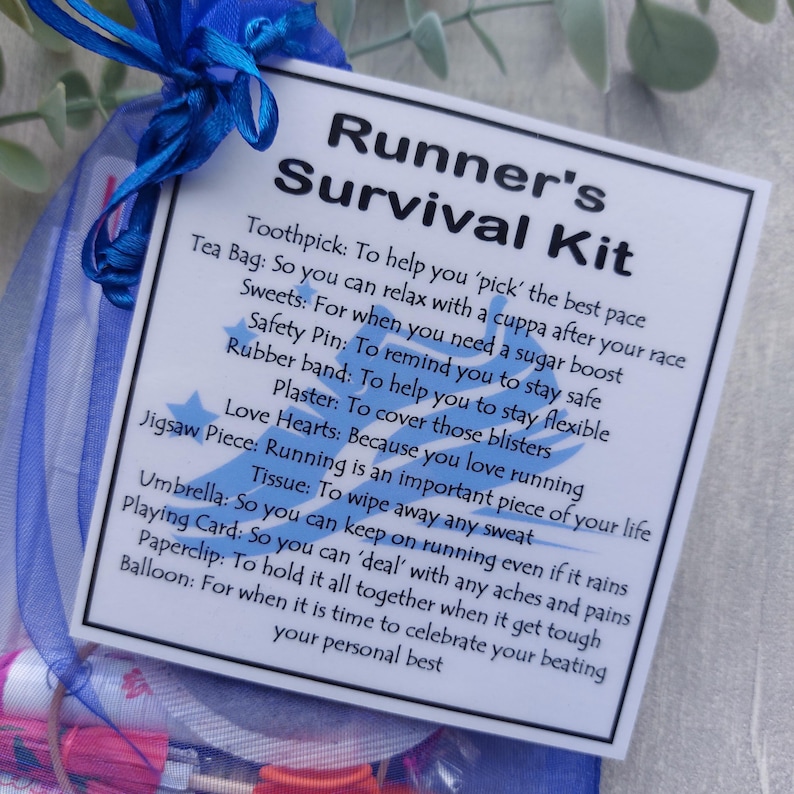 Runner's Survival Kit - Novelty Gift for Runner, Secret Santa, - Etsy UK