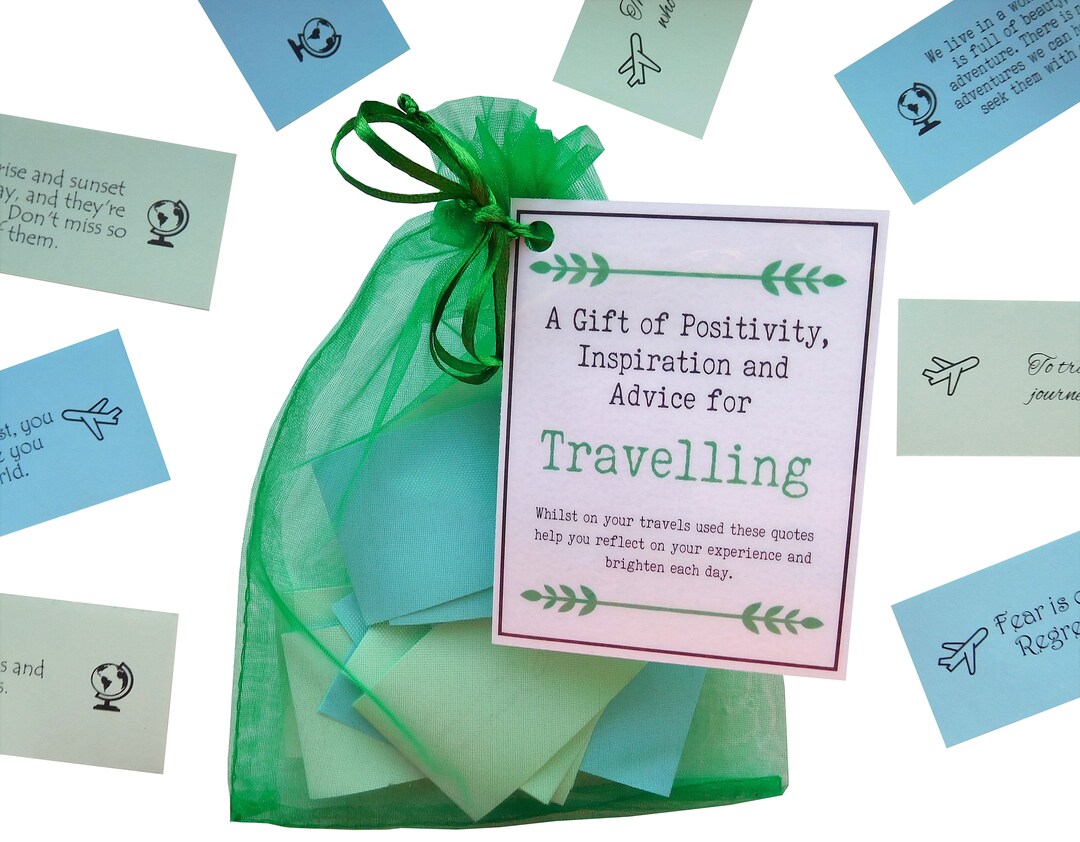 Handmade Travel Gift Quotes of Positivity, Inspiration and Advice for ...