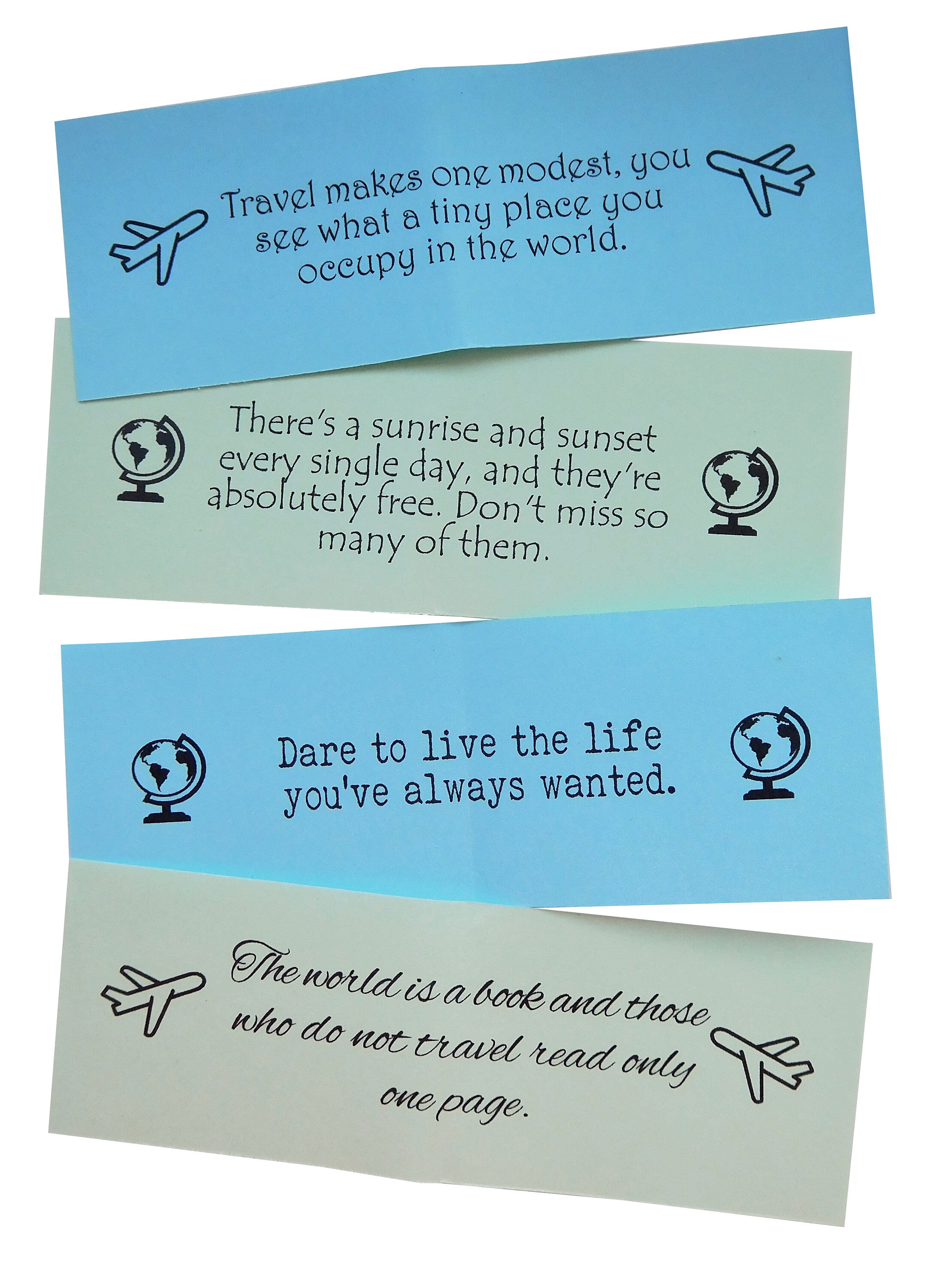 Handmade Travel Gift Quotes of Positivity, Inspiration and Advice for ...