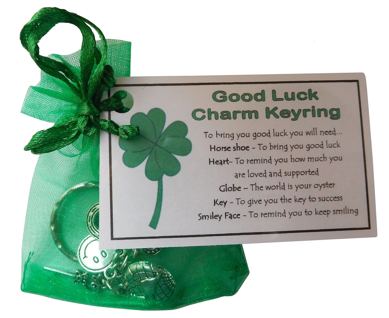 Good Luck Charm Keyring Handmade Good Luck Gift Lucky - Etsy UK