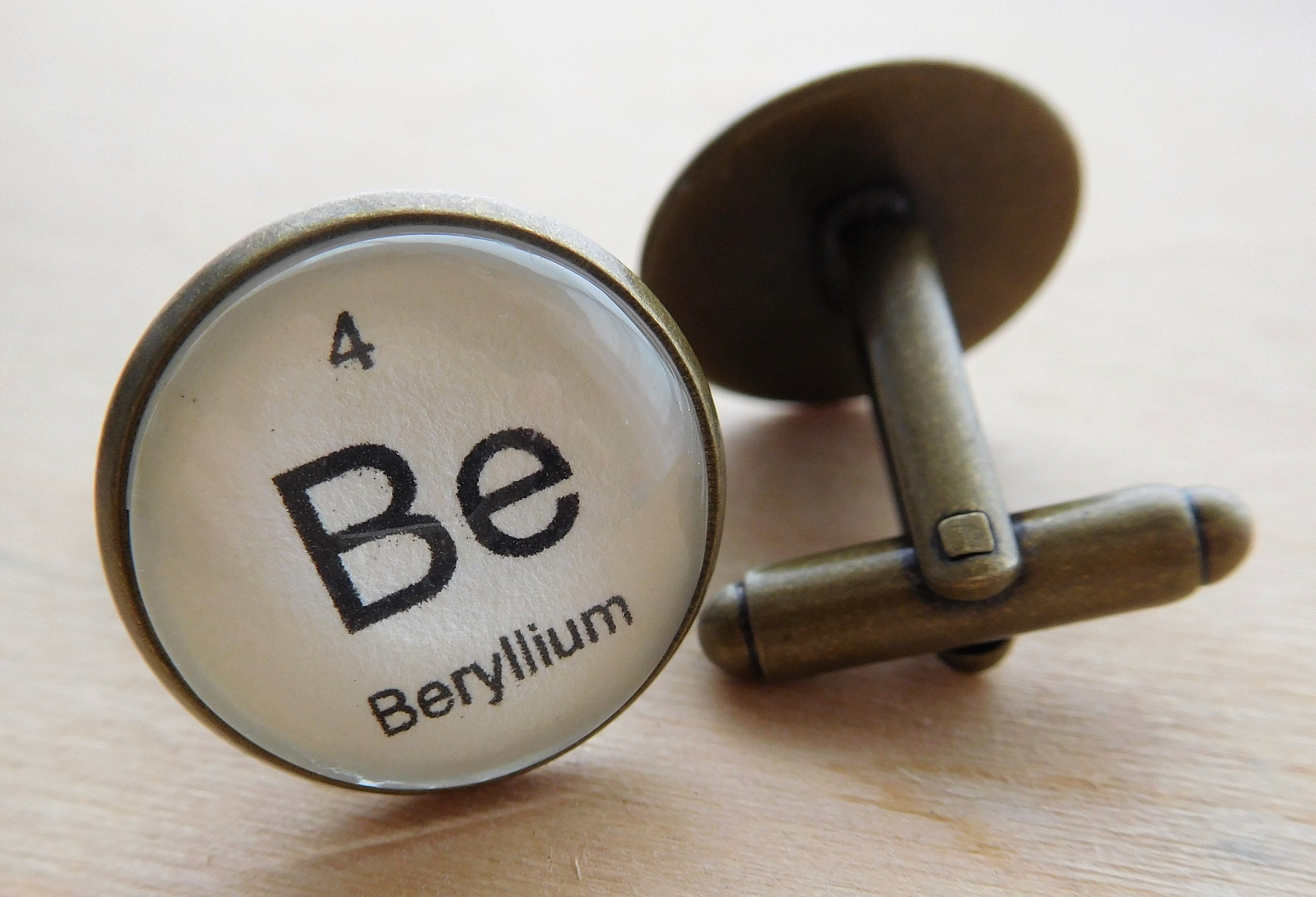 Beer Cufflinks With Chemical Symbols, Periodic Table Cufflinks, Husband ...