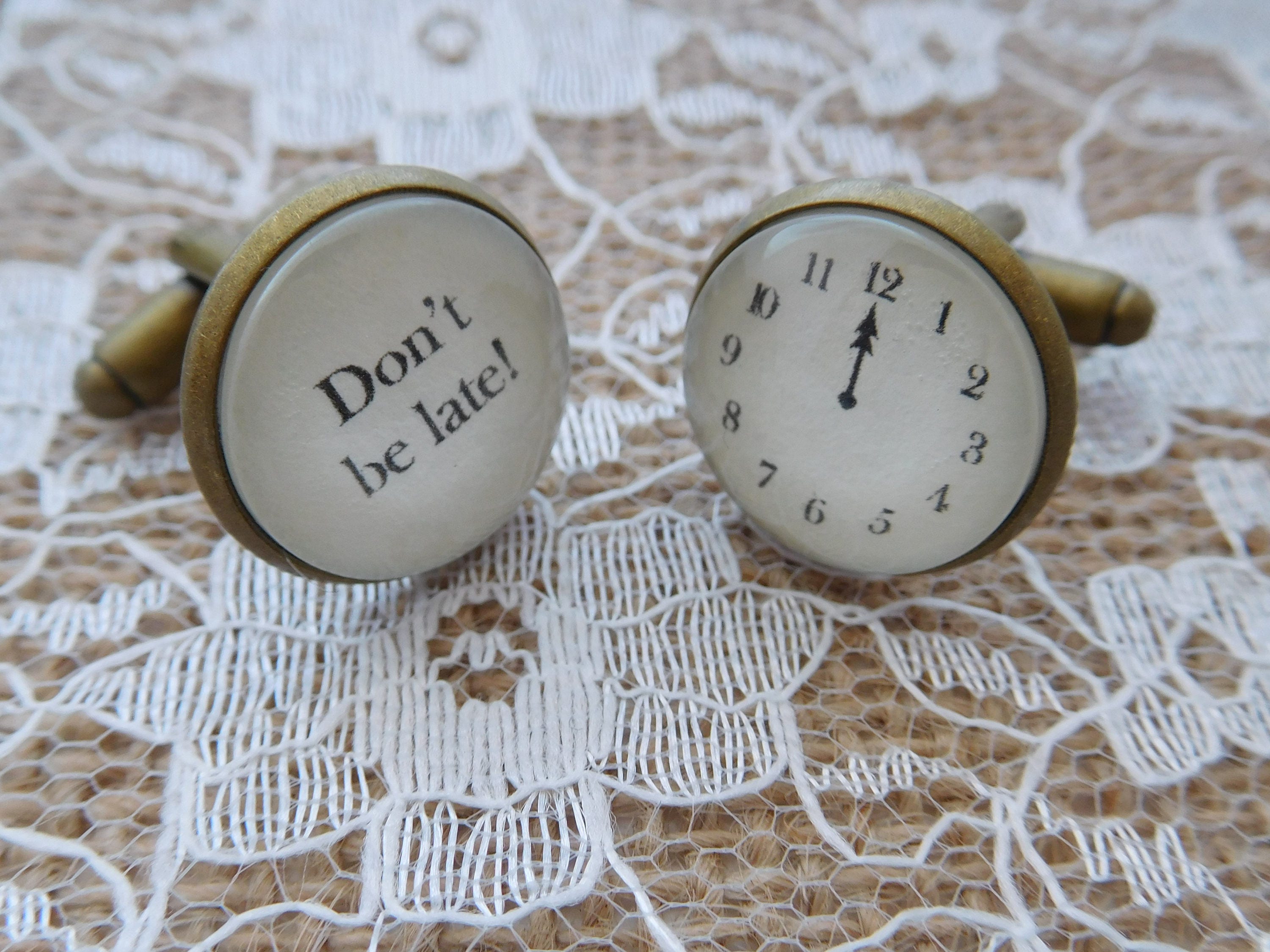Personalised Handcrafted don't Be Late Groom - Etsy UK