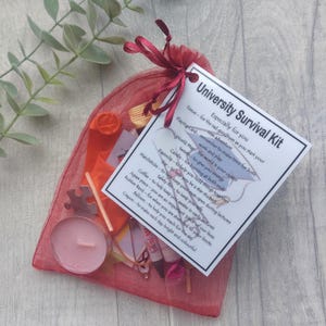 University Survival Kit Gift - Fun Novelty Gift for Starting University ...