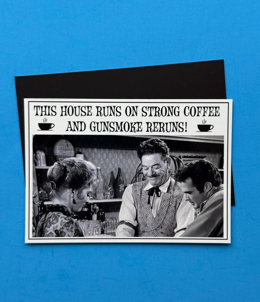 Gunsmoke Magnet: Miss Kitty, Sam & Quint - Coffee and Reruns - Etsy