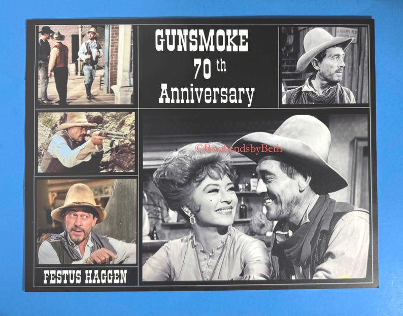 Gunsmoke 70th Anniversary Poster, Festus Haggen, Gunsmoke Poster ...